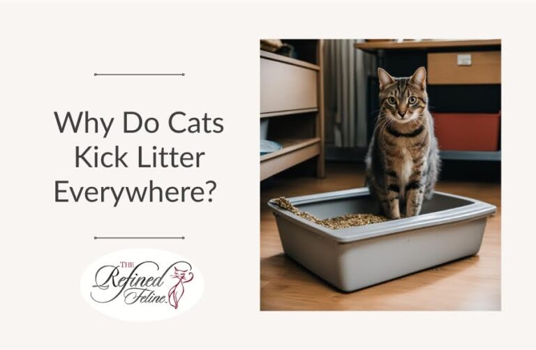 Why Do Cats Kick Litter Everywhere? Complete Guide