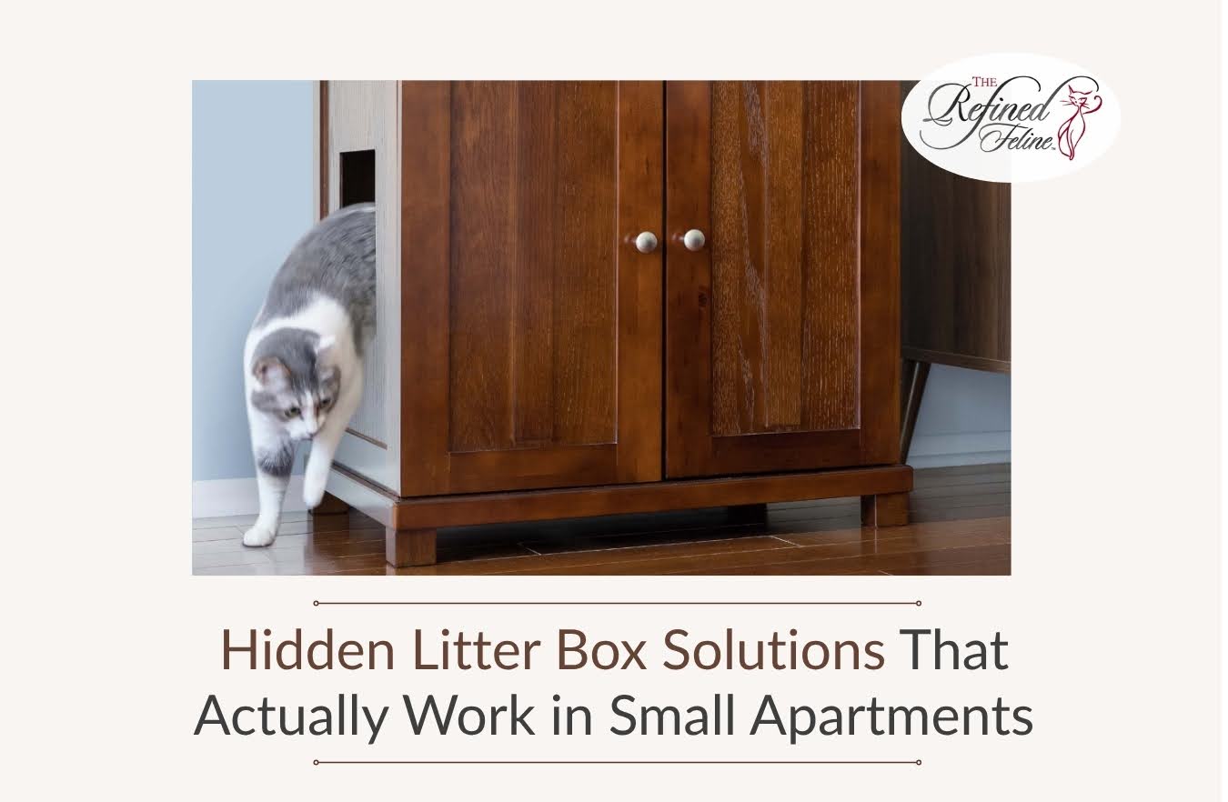 Hidden Litter Box Solutions for Small Apartments