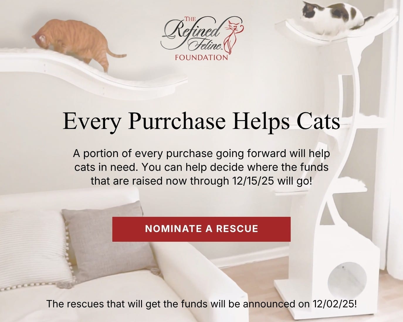The Refined Feline | Modern Cat Furniture and Accessories